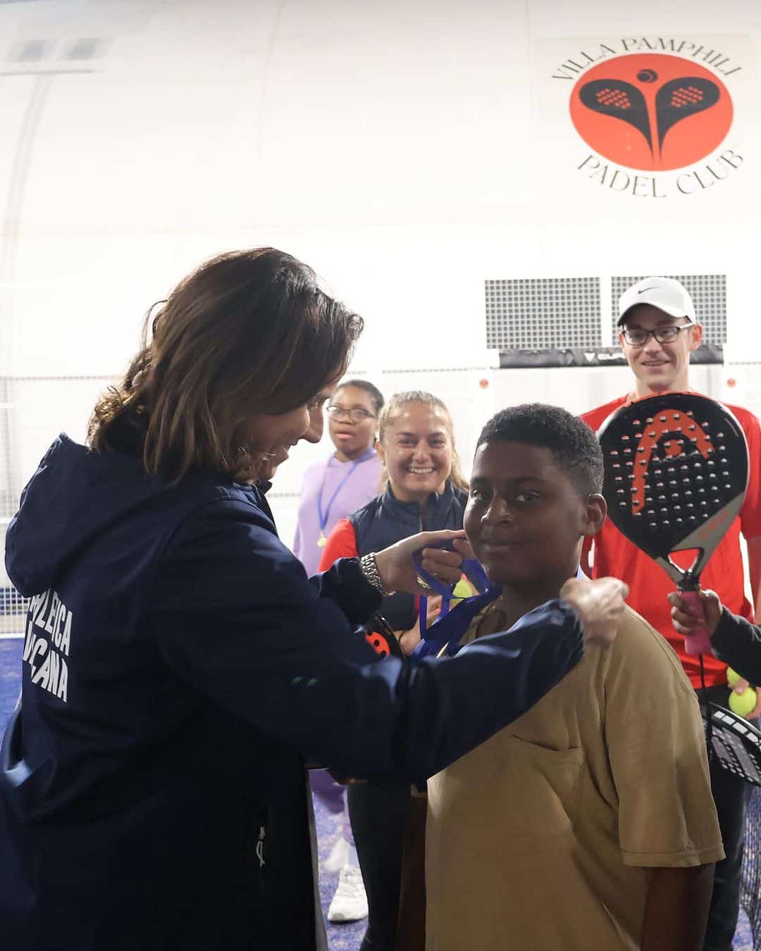 Padel pros, Andrea Samson and Anderson Good bring Padel fun to Rome ...