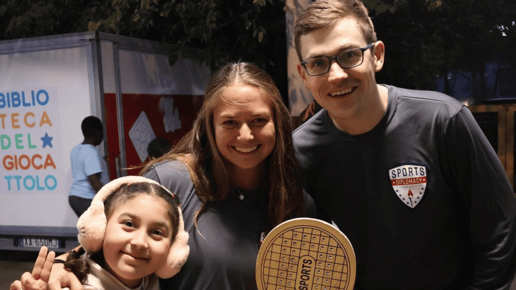 Padel pros, Andrea Samson and Anderson Good bring Padel fun to Rome ...